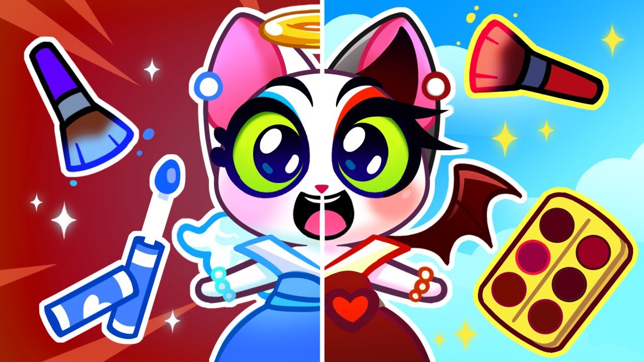 Our Doll Came To Life 😇🎀 Angel VS Demon Doll Makeover 👗😈 + More Kids ...