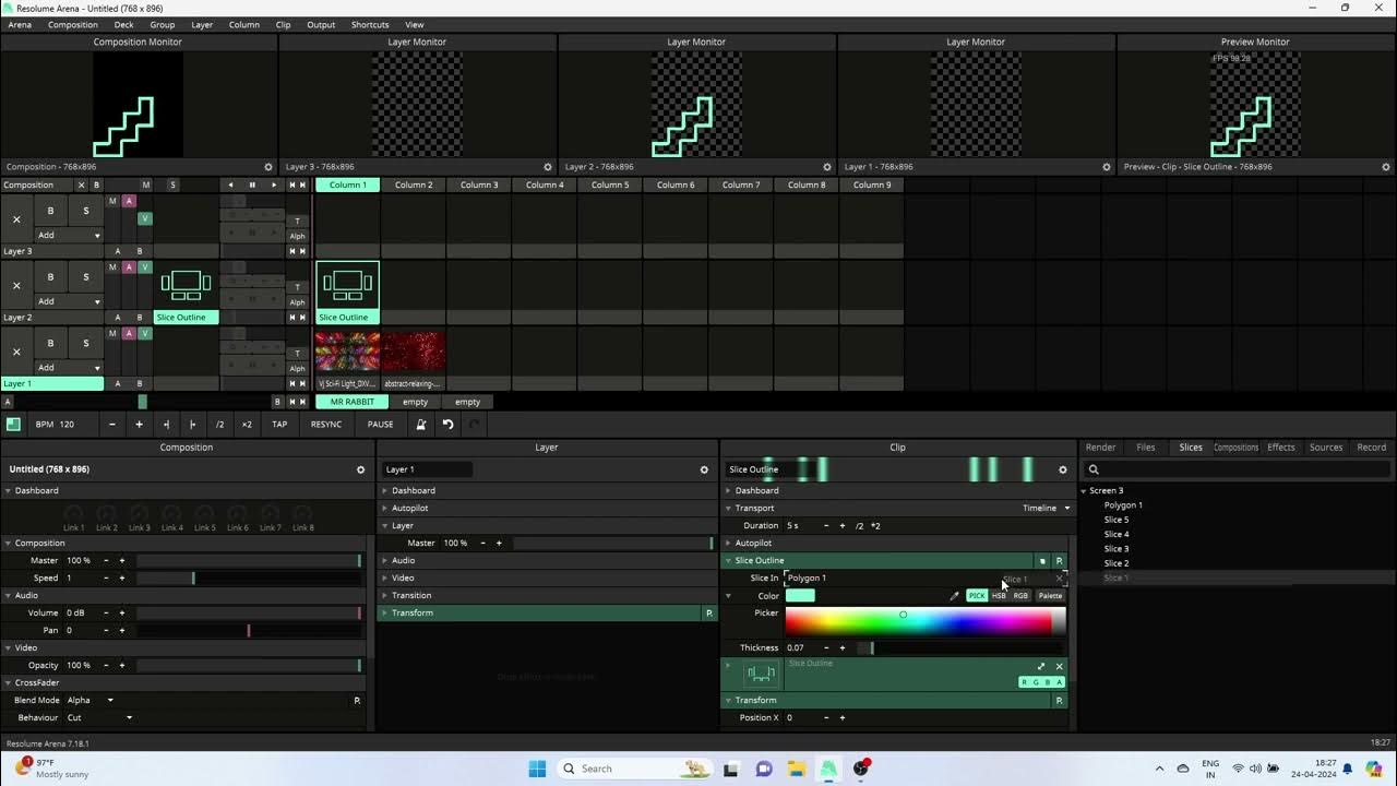 resolume arena polygon mapping tutorial - YouTube