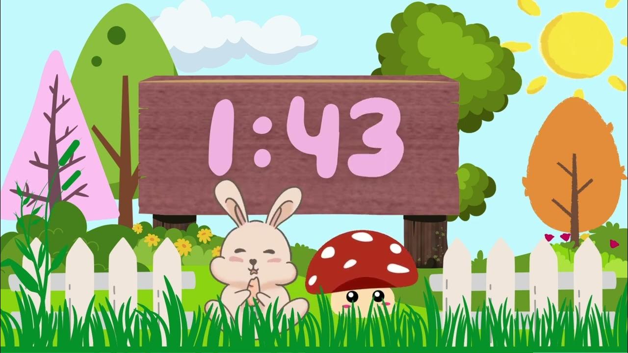 Cute 5-Minute Classroom Timer | Cute Countdown Timer - YouTube
