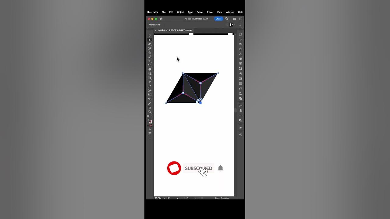 vector art illustrator | how to make vector art in illustrator #shorts ...