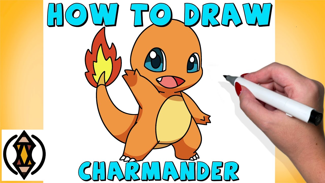How To Draw Charmander | Pokemon - YouTube