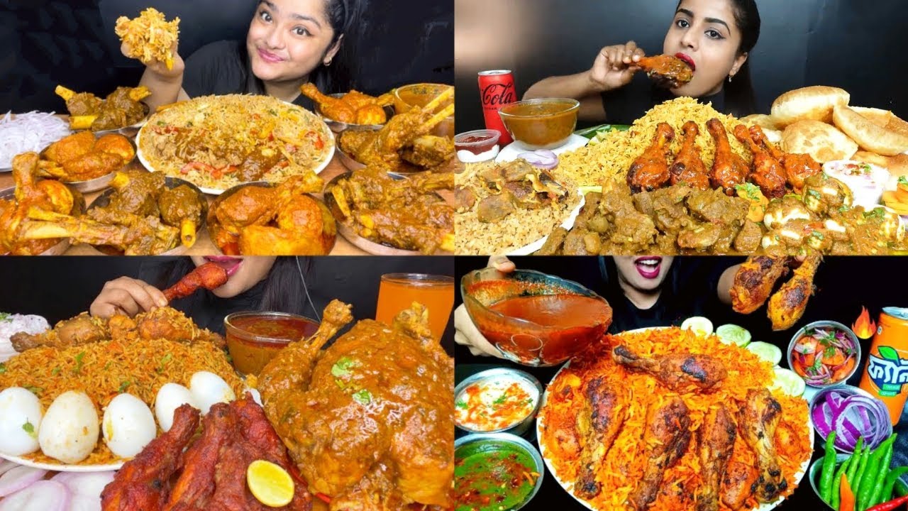 | INDIAN BEST MUBANGERS | INDIAN BEST ASMR FOOD EATING | MUTTON ...
