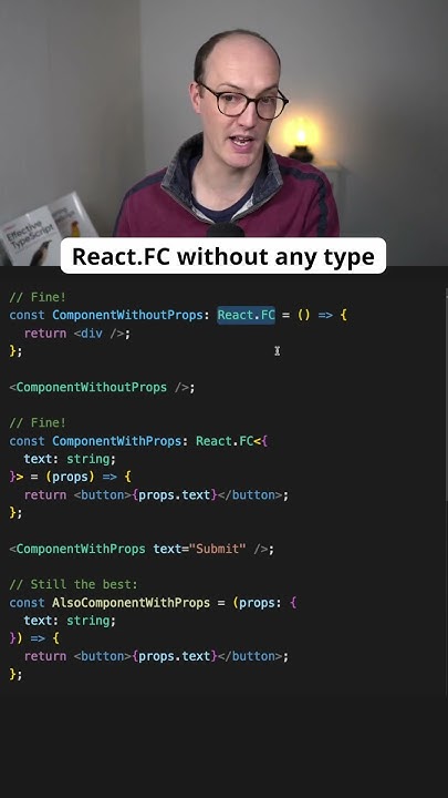 React FC used to be crap, now it's fine - YouTube