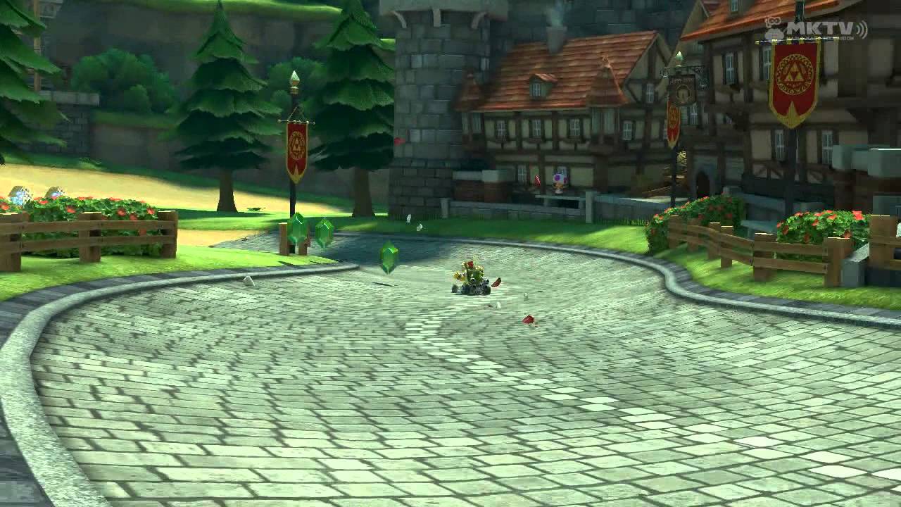 Mario Kart 8 - Hyrule Circuit Super Close Finish! - YouTube