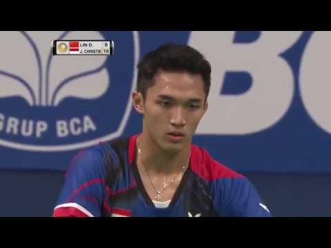 BCA Indonesia Open 2016 | Badminton R16 M4-MS | Lin Dan vs Jonatan Christie