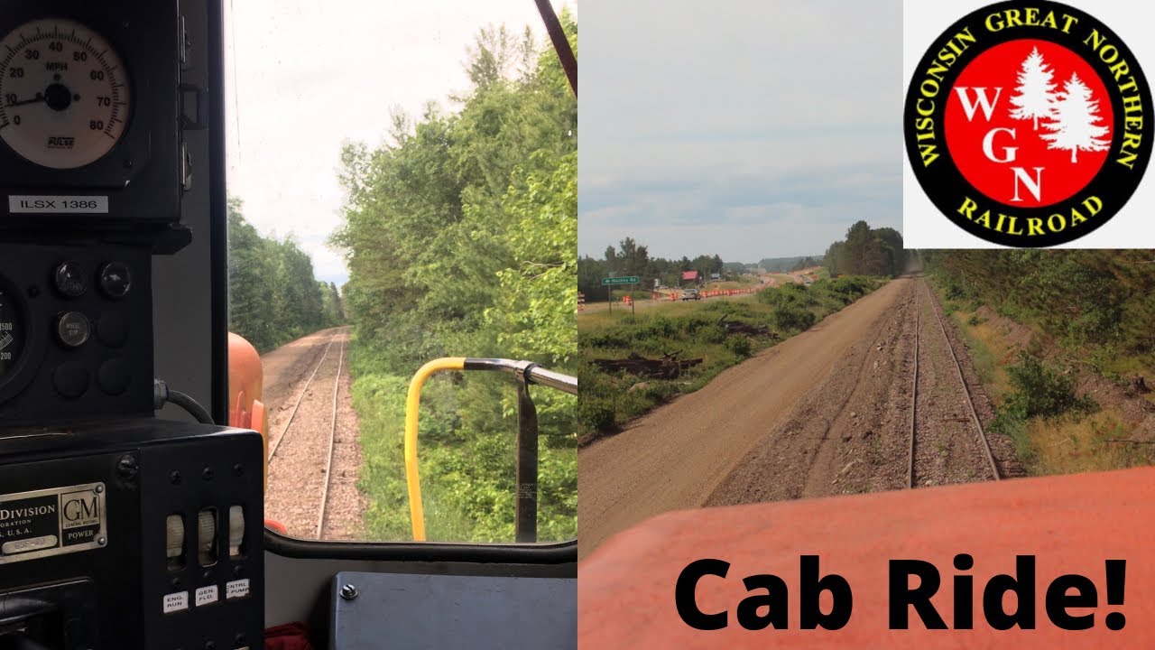 Wisconsin Great Northern GP35 Cab Ride! - YouTube