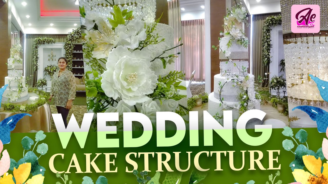 Modern Wedding Cake Structures By Ama Cake House l Amali Ekanayake ...