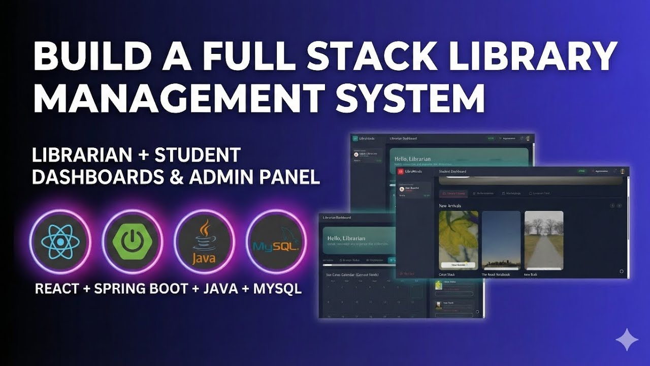 🚀 Build the Ultimate Library Management System! Full Stack Java Spring ...