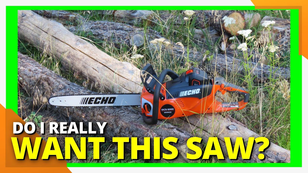 Can the ECHO DCS5000 BATTERY CHAINSAW Really Perform? [56v] - YouTube