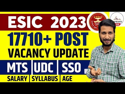 ESIC RECRUTMENT 2023 | ESIC NEW VACANCY 2023 | ESIC NOTIFICATION ...