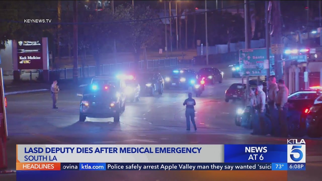 LASD deputy dies after medical emergency - YouTube