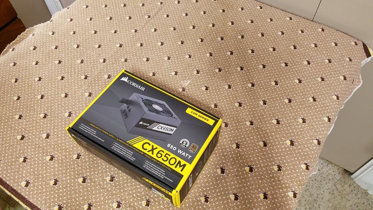 Corsair CX650M Unboxing - YouTube
