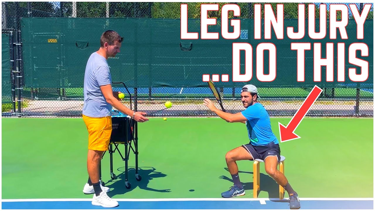How to Practice Tennis While Injured | Thomas Muster Style 🙌 - YouTube