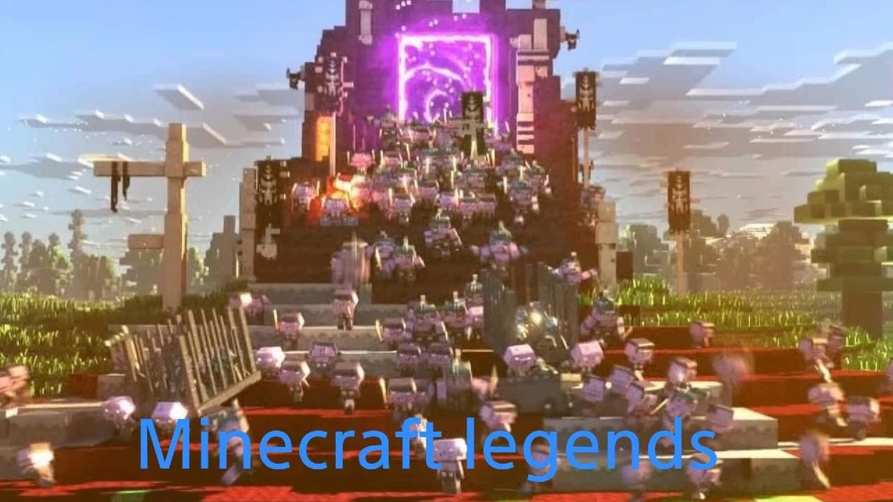 Playing minecraft legends 🎮🐷🔪 - YouTube