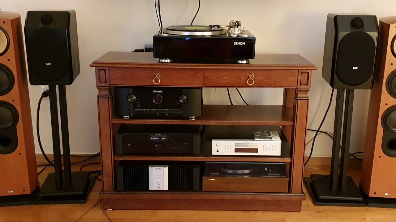 DENON DP A100 JVC Z1s JICO SAS B&W804N ROTEL RC1090+RB1080 - YouTube