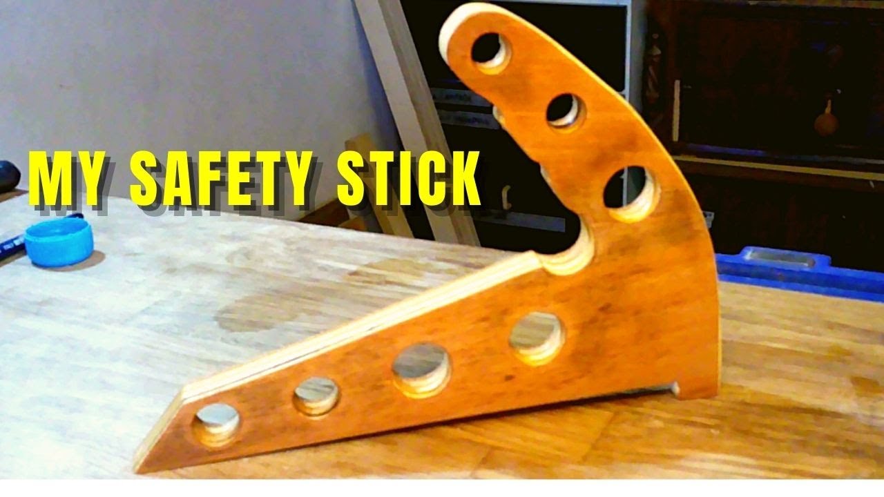 Make EASY Push Stick on Plywood Table Saw Push Block - DIY Accessories ...