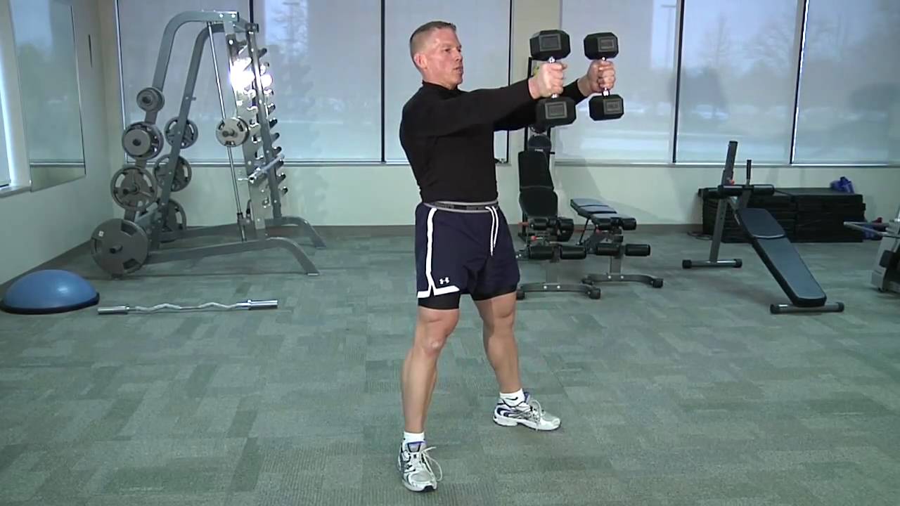 Dumbbell Lateral Squat - YouTube