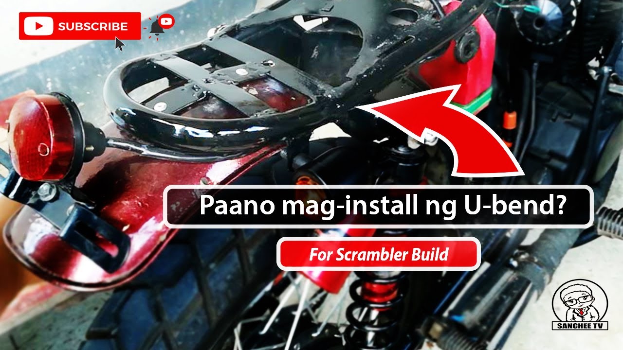 Paano mag-install ng U-bend ng Scrambler Build? - YouTube