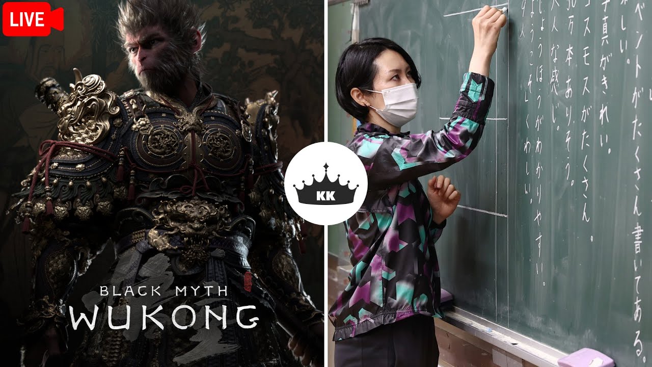 Black Myth: Wukong and Learning Japanese! | LIVE 4K - YouTube