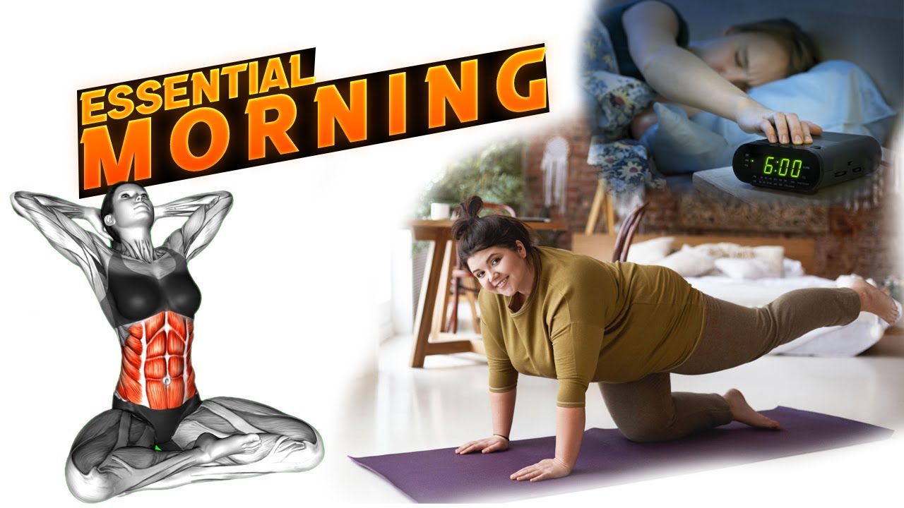 Energizing Day Starter Workouts for Women at Home | Slim Waist Edition ...