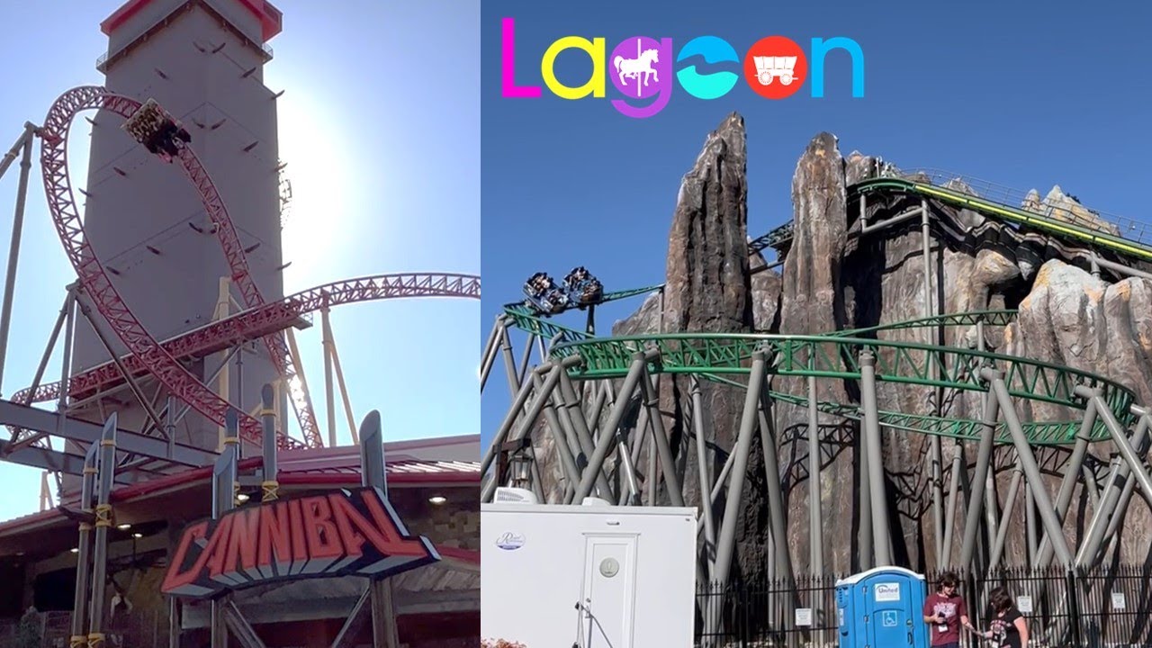 I Visit Utah's Only Amusement Park! First Time & Riding Primordial ...