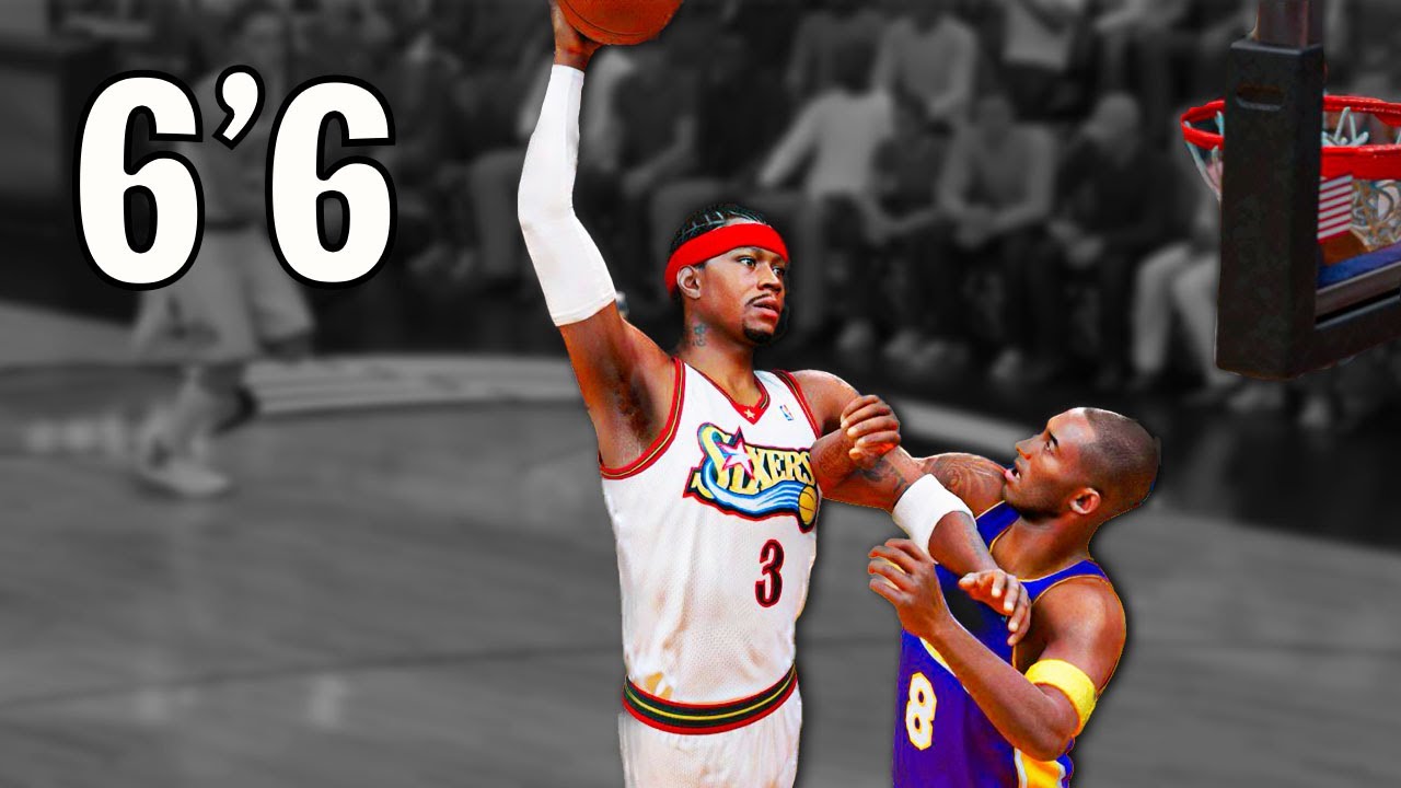 Allen Iversons Career But He's 6'6 - YouTube