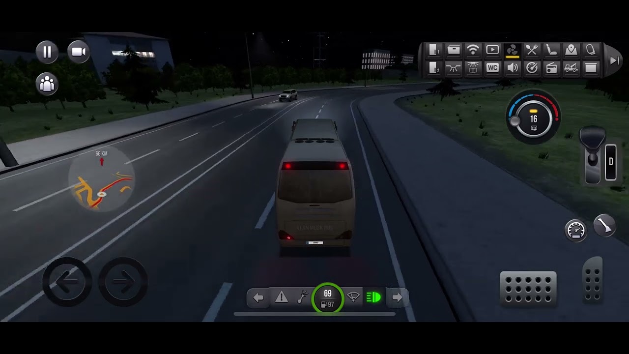 Elonmusk bus company Driving bus gameplay like and subscribe for Elon ...