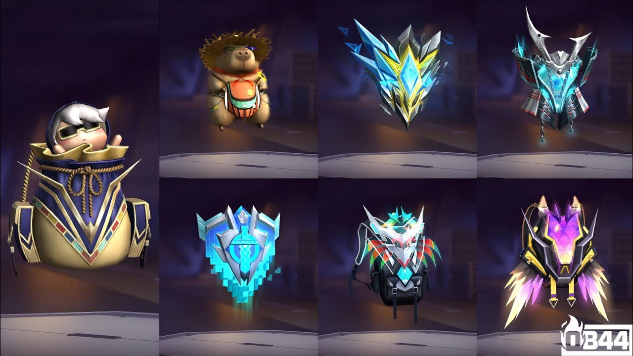 ALL NEW BACKPACK SKINS | #OB44 - YouTube