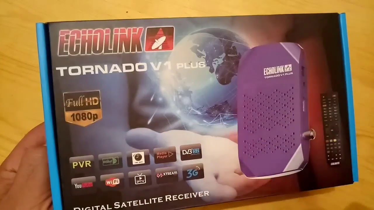 طريقة تحديث + تفعيل السيرفر لجهاز echolink tornado v1 plus - YouTube