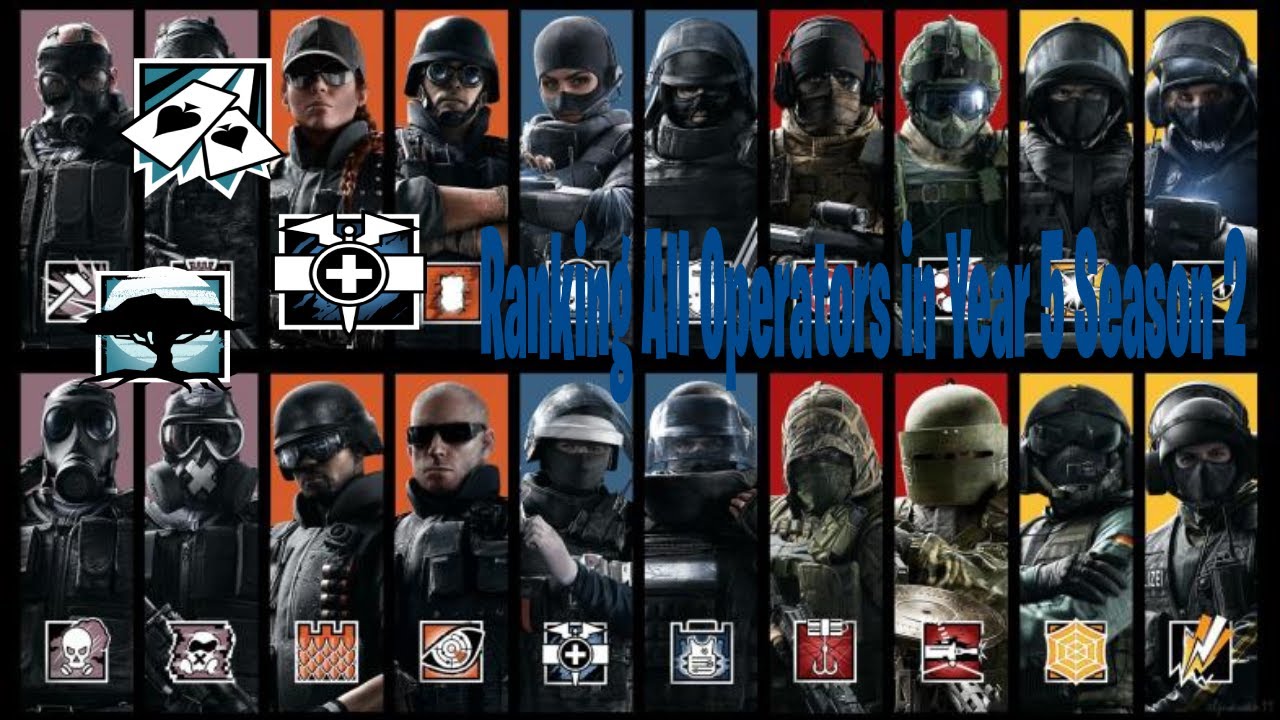 Ranking Operators in Year 5 Season 2 - YouTube