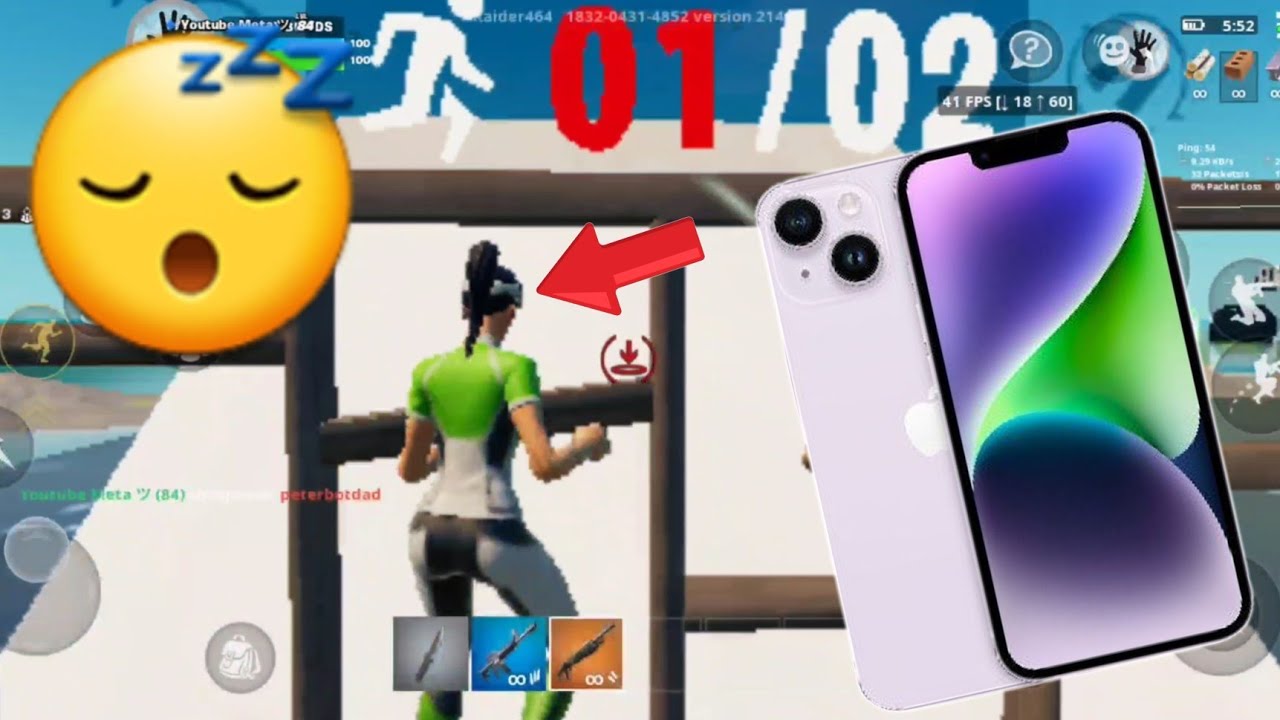 ASMR 😴 1v1 CLIX Build fight Fortnite MOBILE (4k 60fps) - YouTube