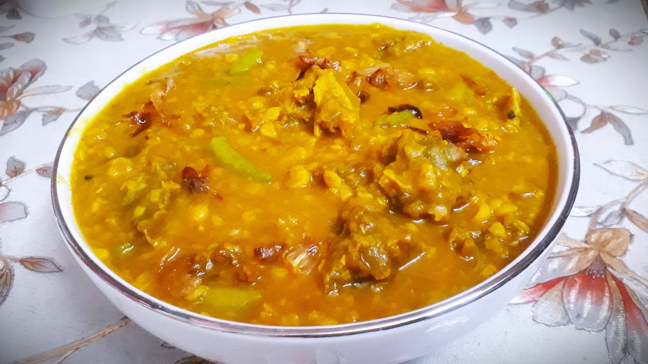 বুটের ডাল.How to make Buter dal with Meat.মাংস বুটের ডাল - YouTube