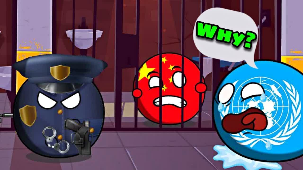 The thief was arrested 😱 (countryballs school 🏫) - YouTube