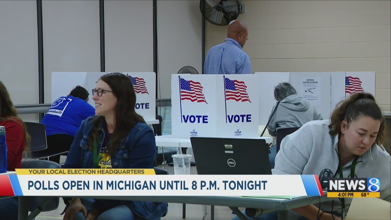 It's Election Day: Polls are open until 8 p.m. - YouTube