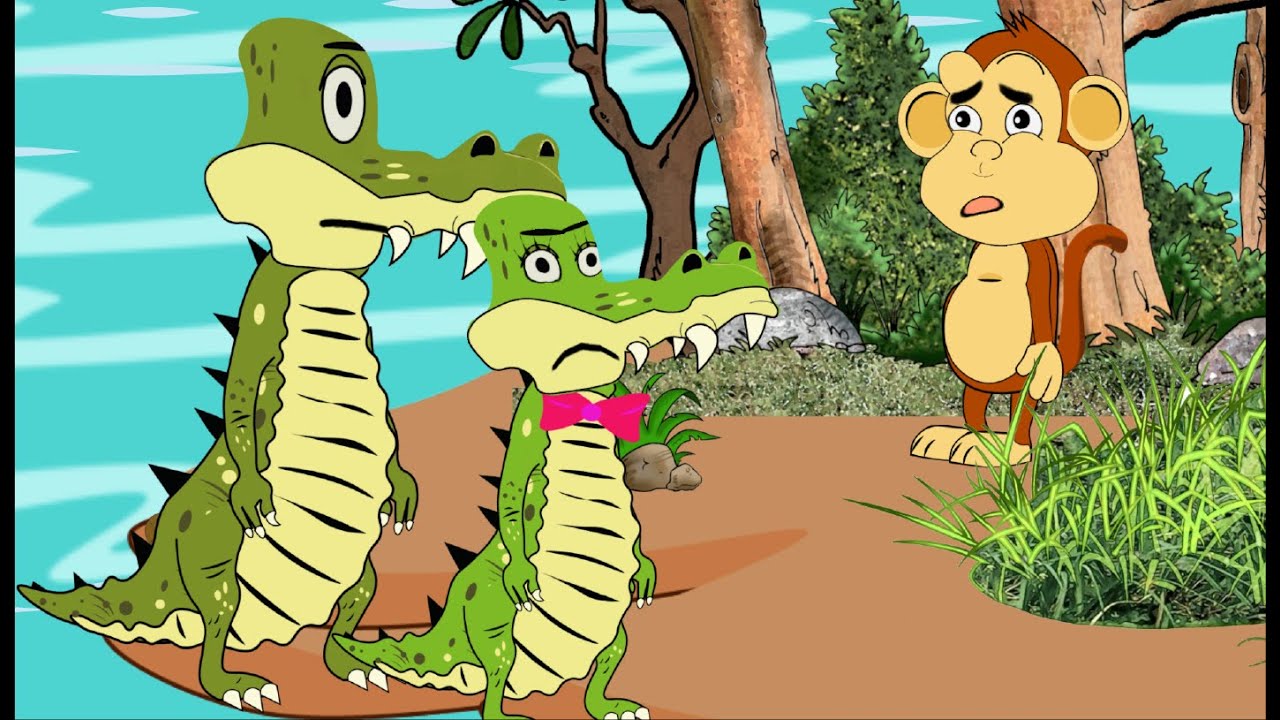 The Clever Monkey - Kiddie Kid Tv - English stories for kids - YouTube