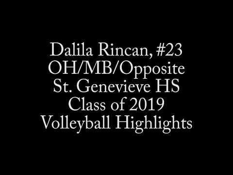 Dalila Rincan Volleyball Class of 2019
