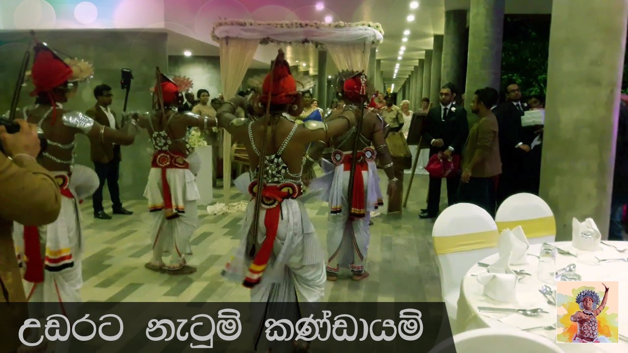 Bride Welcome by Kandyan Wedding Dancing Group - YouTube