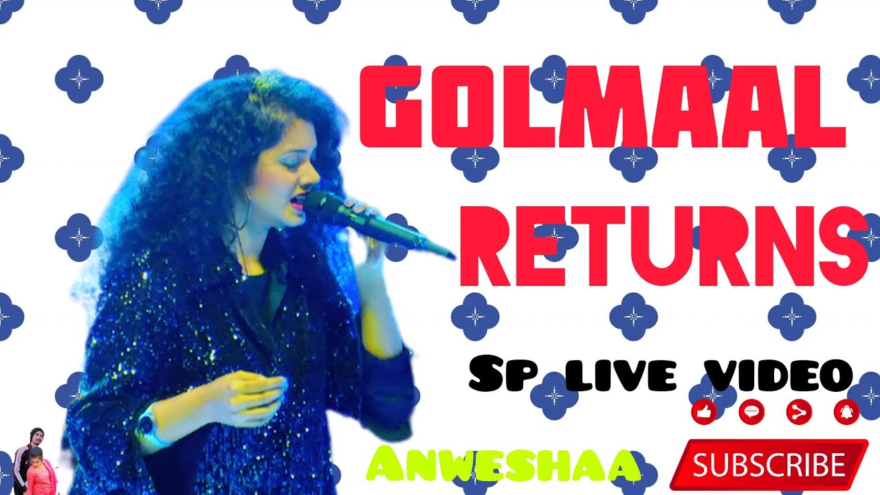 Tha Tha Kar Ke | Golmaal returns | playback singer Anweshaa Live ...
