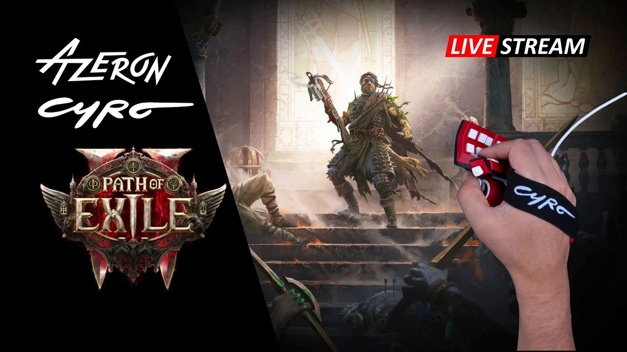 Path of Exile 2 with one-handed controller #azeron #poe2 #cyro - YouTube