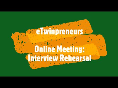 Online Meeting: Interview Rehearsal - YouTube