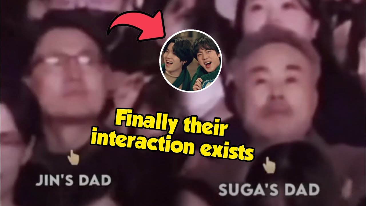 Finally Hanging out together, Jin's father and Suga's Father Came ...