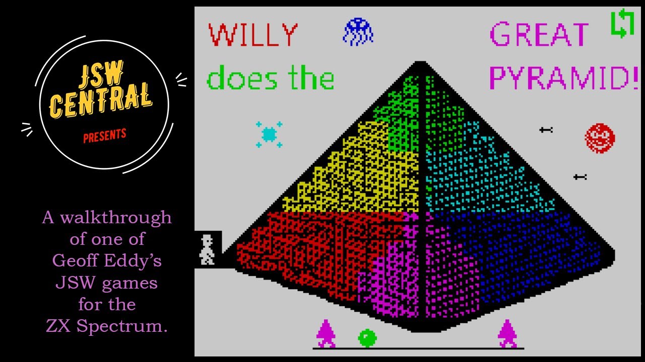 Willy does the Great Pyramid! walkthrough | ZX Spectrum | JSWCL-017 ...