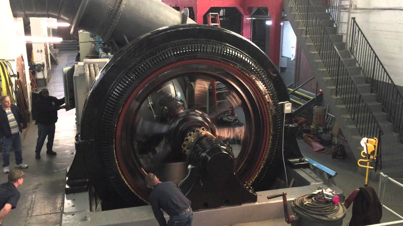 Initial Start Up Testing of 1915 Vintage 750 HP Wound Rotor Motor after ...