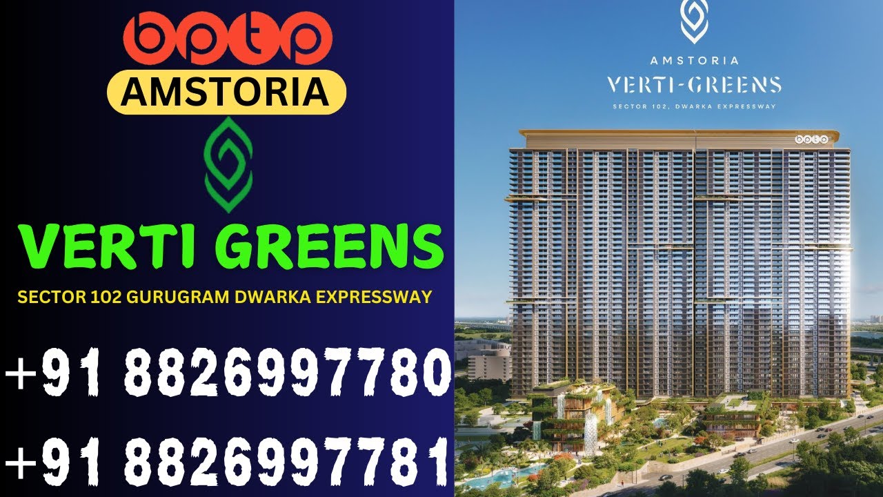 high rise apartment in Bptp Amstoria Verti Greens Booking – No ...
