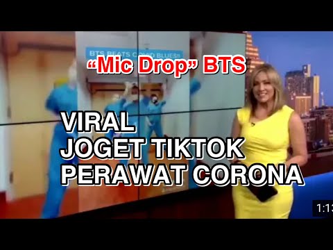 VIRAL!! PERAWAT COVID-19 JOGET TIKTOK MIC DROP BTS