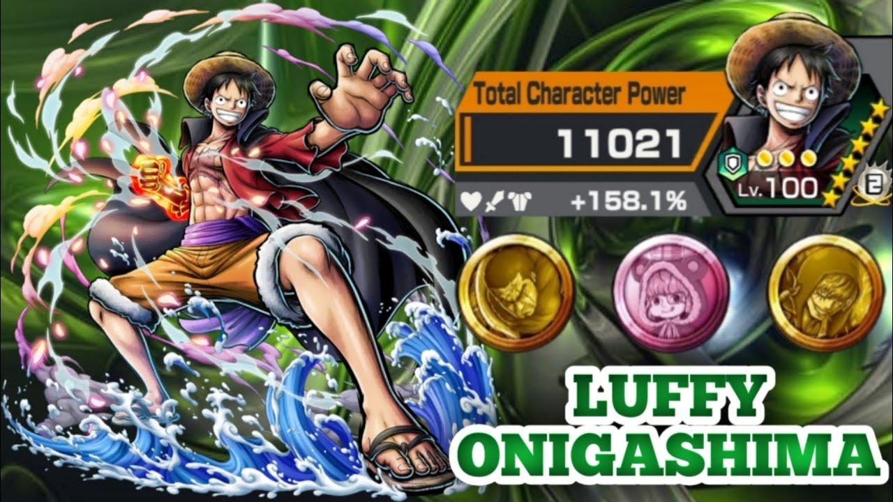 LUFFY ONIGASHIMA [ LV. 100 ] GAMEPLAY | ONE PIECE BOUNTY RUSH | OPBR ...