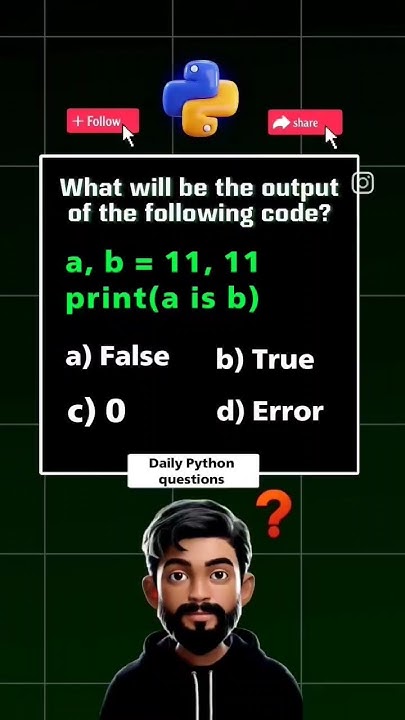 Predict The Output [python] Python Shorts Dsa Codingquestions Youtube