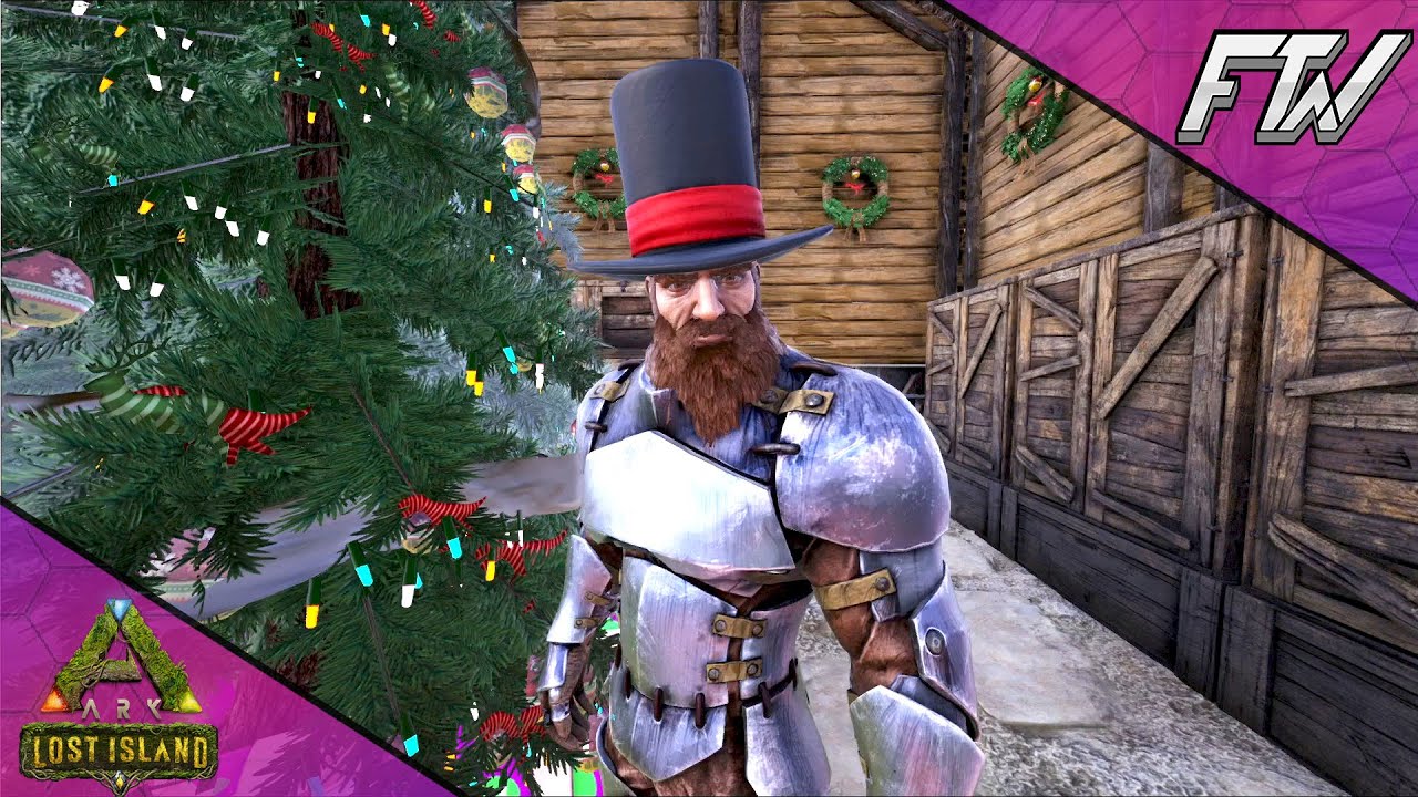 Gigantic Christmas Gatcha Crystal Unboxing!!! - ARK Lost Island [DLC E7 ...