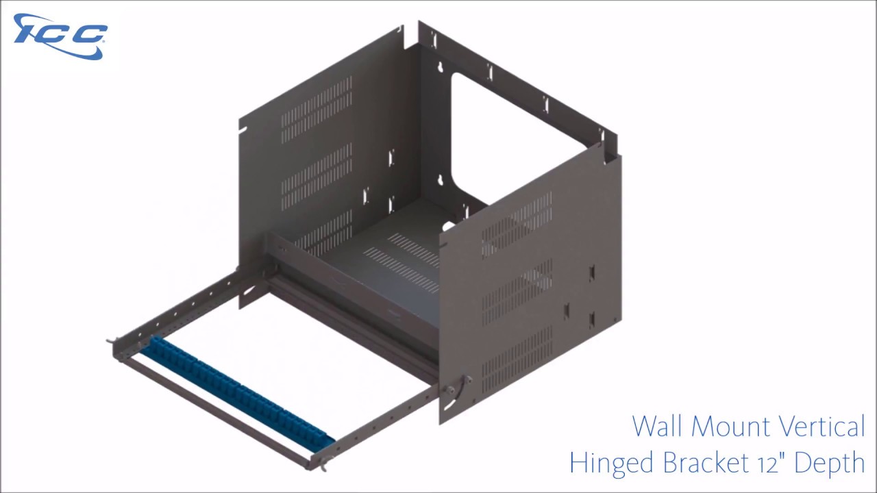 ICC Wall Mount Vertical Hinged Bracket - YouTube