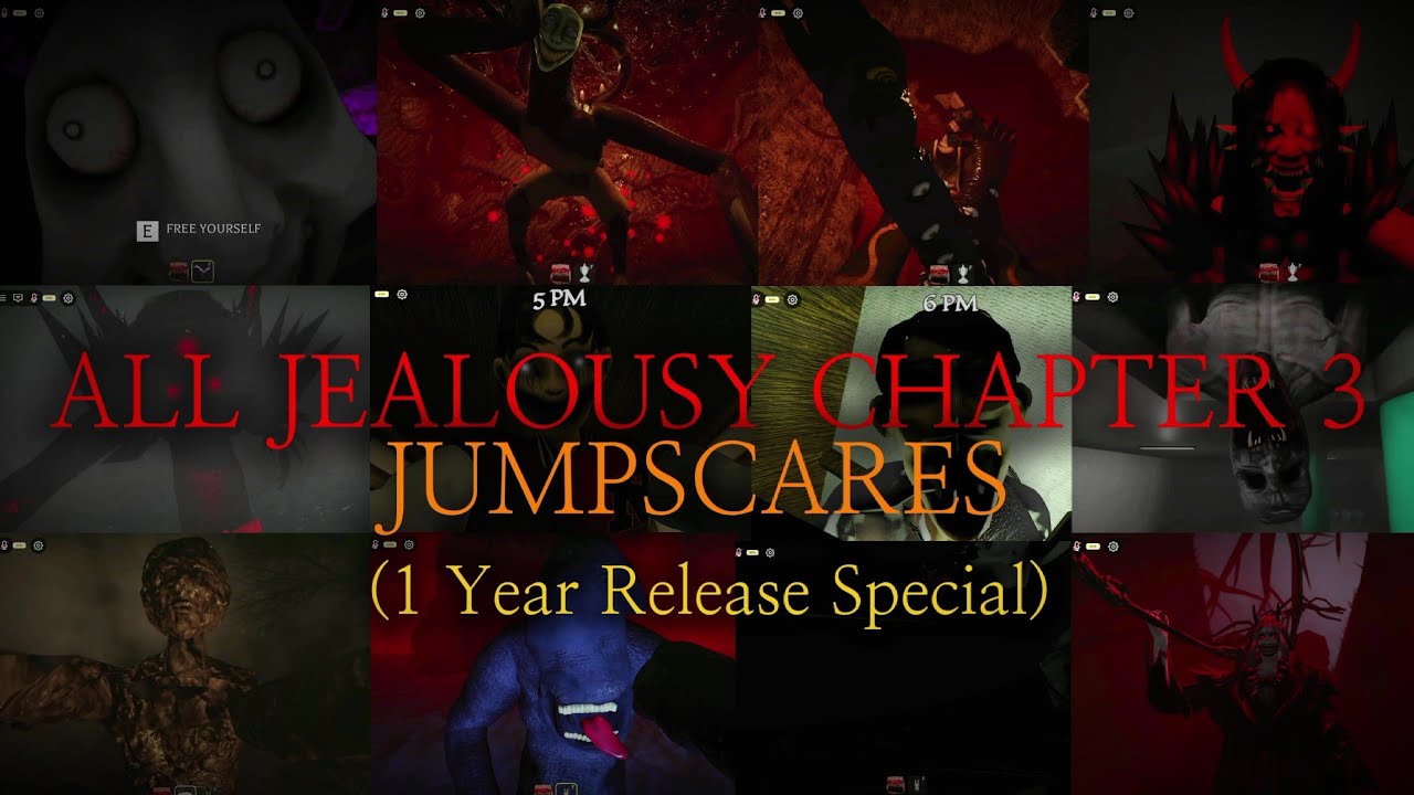 [ROBLOX THE MIMIC] Jealousy Chapter 3 All Jumpscares (1 Year Release ...